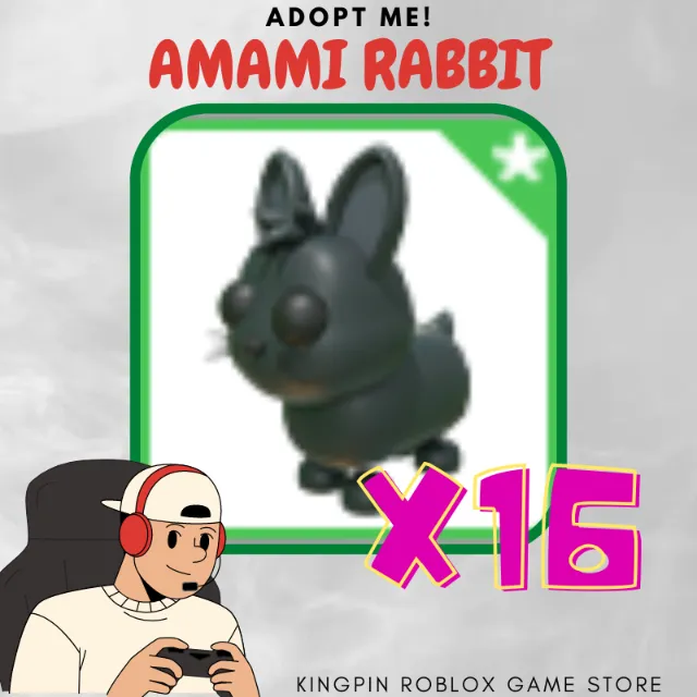 ADOPT ME - AMAMI RABBIT X16 - Adopt Me Game Items - Gameflip