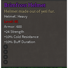 BRIMFROST SET ( GOD ROLL MAX RS ) - RUNE SLAYER - Game Item - Gameflip