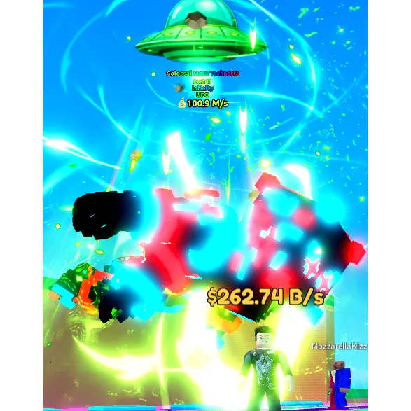 UFO COLOSSAL META TECHNETTA 100.9 m/s ! - Escape Tsunami For Brainrots ...