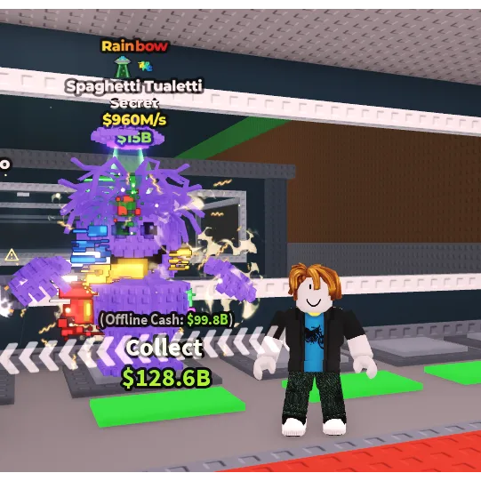 Rainbow Spaghetti Tualetti 960m/s - Steal a Brainrot Game Item - Gameflip