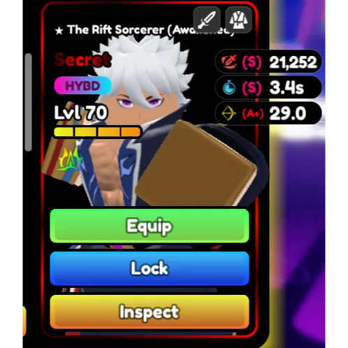 ALMIGHTY The rift sorcerer - Anime Defenders Game Items - Gameflip