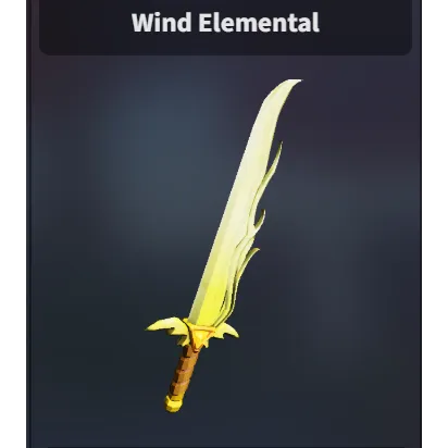 Wind Elemental SET - FISCH - Fisch Game Item - Gameflip