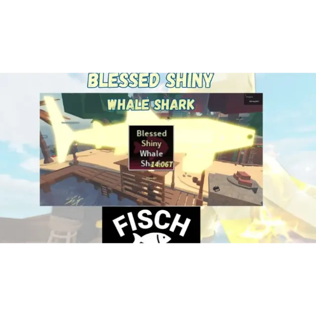 Shiny Blessed Whale Shark - Fisch Game Item - Gameflip