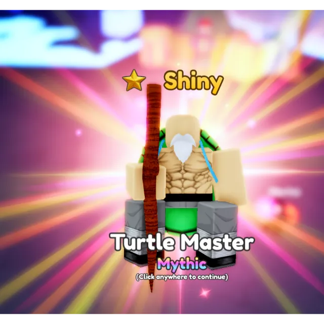 Shiny Turle Master / Shiny Roshi - Anime Adventure Game Items - Gameflip