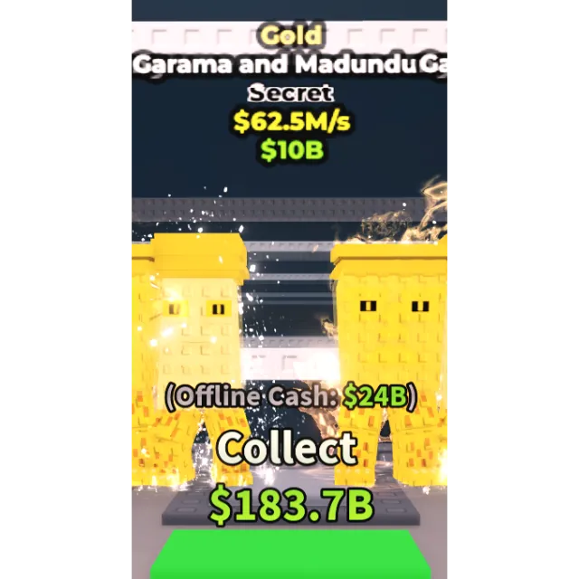 Gold Garama and Madungdung 62.5m/s - Steal a Brainrot Game Item - Gameflip