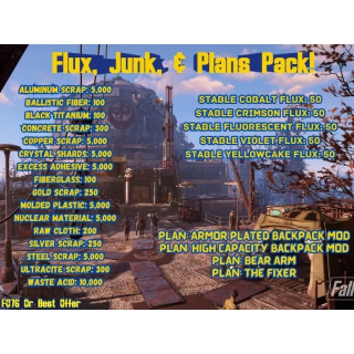 Flux, Junk, & Plans Pack!👌 - Game Items - Gameflip