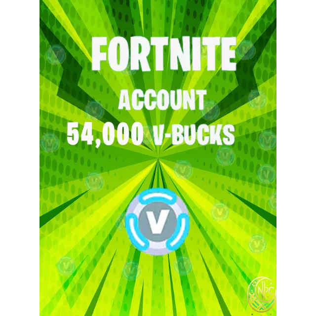 V-Bucks | 54,000x ACCOUNT - Fortnite Game Item - Gameflip