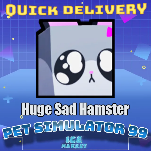 Huge Sad Hamster - Pet Simulator 99 Game Item - Gameflip