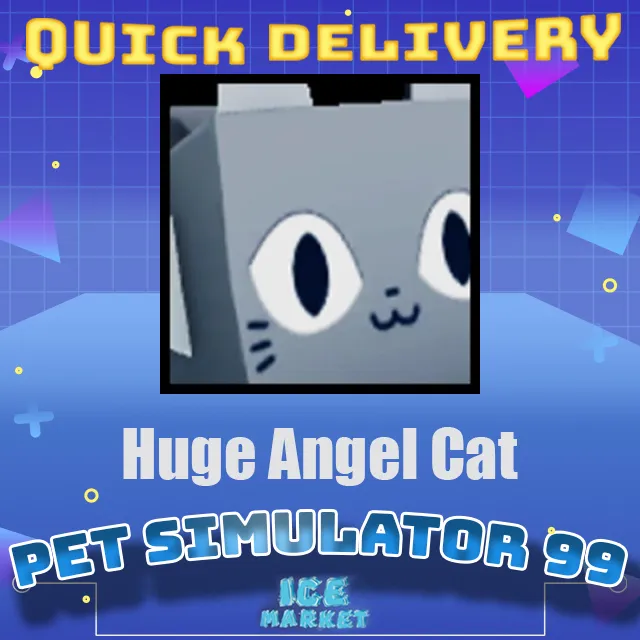 Huge Angel Cat - Pet Simulator 99 Game Items - Gameflip