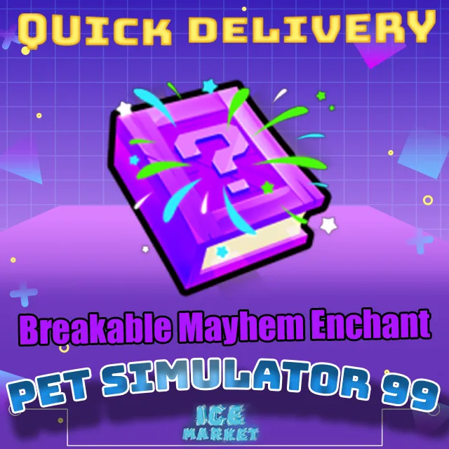 Breakable Mayhem Enchant - Pet Simulator 99 Game Item - Gameflip