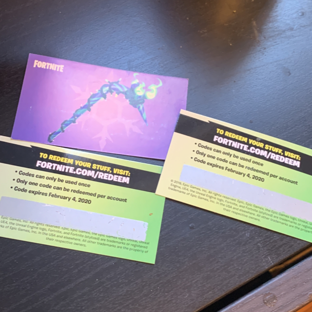Code Minty Axe Code Instant Delivery Fortnite Game Items Gameflip