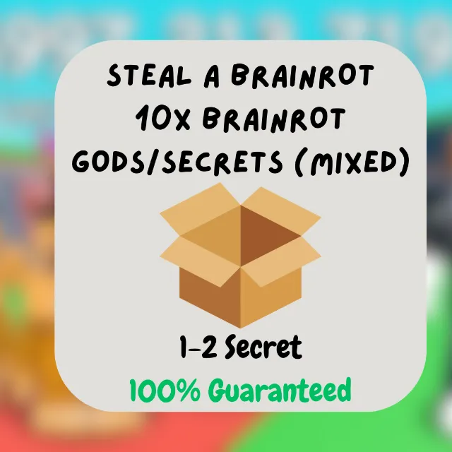 10 Steal A Brainrot Box| Check Description - Steal a Brainrot Objeto ...