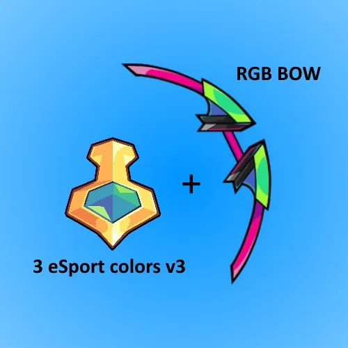 RGB Bow + 3 esport colors v3 Brawlha - Brawlhalla Game Items - Gameflip