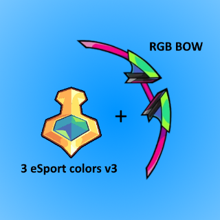 RGB Bow + 3 esport colors v3 Brawlha - Game Items - Gameflip