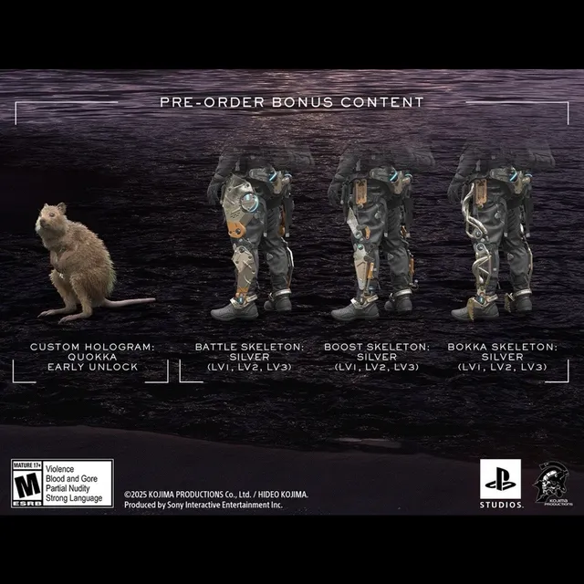 Death Stranding 2: On The Beach Pre-Order Bonus Content - PS5 Game ...