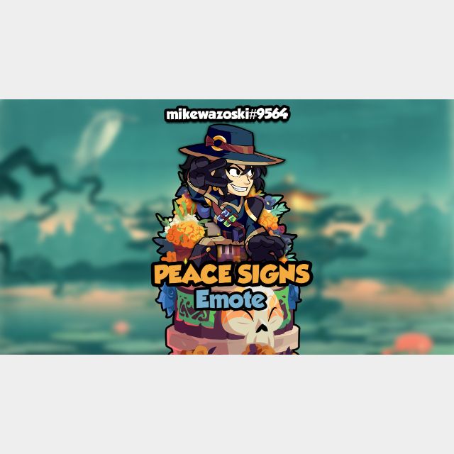 Brawlhalla Peace Sign Emote - Other - Gameflip