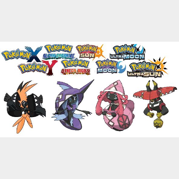 ALL 4 Guardian Deities (Tapu Fini, Bulu, Lele And Shiny Tapu Koko ...