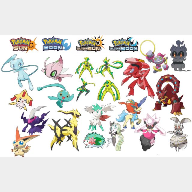 Item Bundle | ALL SHINY MYTHICAL POK - Game Items - Gameflip