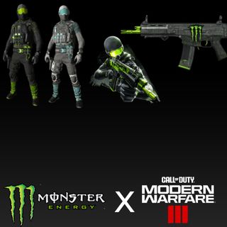 MW3 MONSTER ENERGY SKINS - Game Items - Gameflip