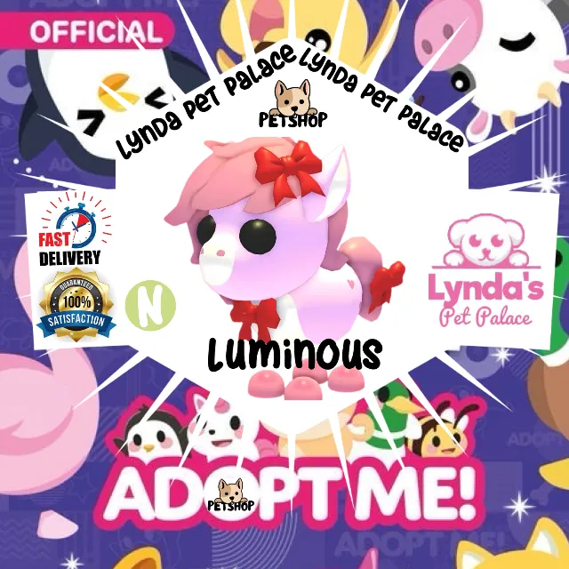 Neon Pretty Pony (Luminous) - Adopt Me Game Item - Gameflip