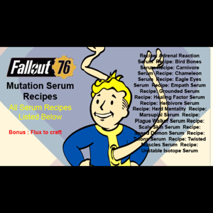 Aid | All Serum Mutation Recipes - Game Items - Gameflip