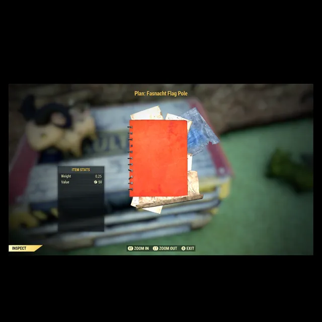 Plan | Plan: Fasnacht Flag Pole (very rare) - Fallout 76 Game Item ...