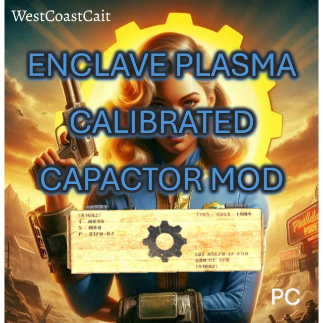Enclave Plasma Gun Calibrated Capacitor Mod - Fallout 76 Game Item ...