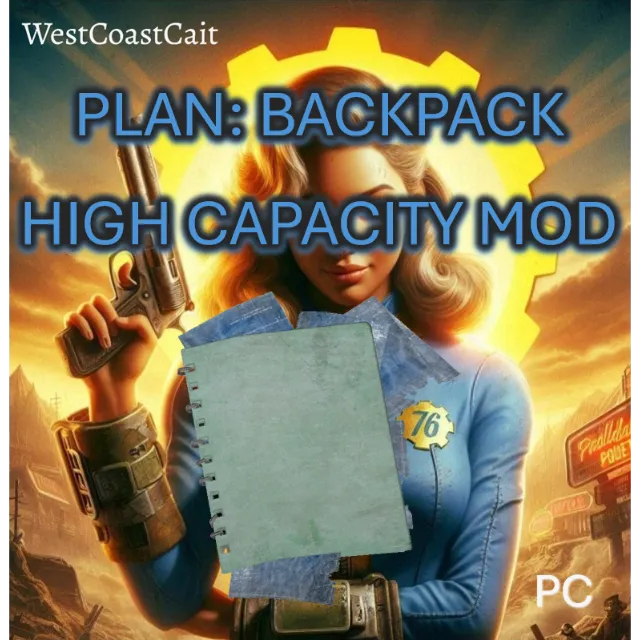 Plan: Backpack High Capacity Mod - Fallout 76 Game Item - Gameflip