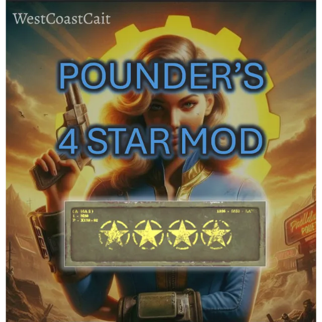 Pounders 4 Star Mod - Fallout 76 Game Items - Gameflip
