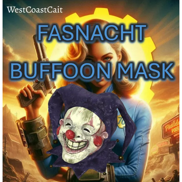 Buffoon Mask Fasnacht - Fallout 76 Game Item - Gameflip