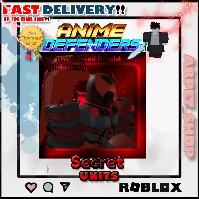 The Cursed Knight (Igris) | Anime Defender | Roblox| Almighty | Secret ...