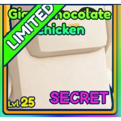 Shiny Giant Chocolate Chicken BGSI - Game Item - Gameflip