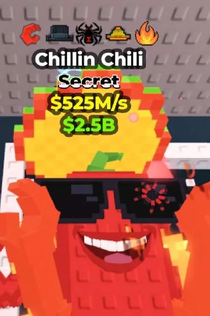 Chillin Chili 525M/s - Steal a Brainrot Game Item - Gameflip