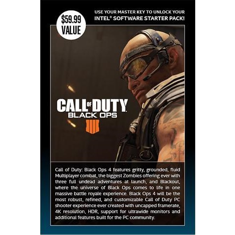Call of Duty : Black Ops 4 Intel Master Key - Battlenet Game - Gameflip