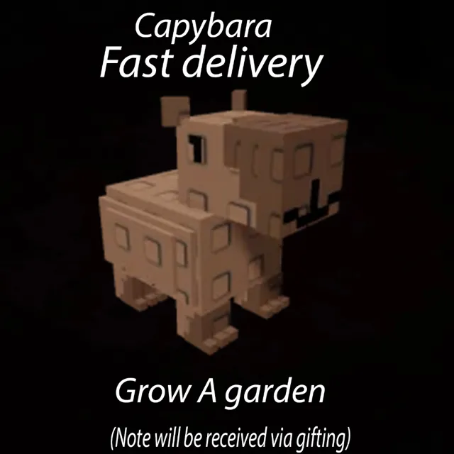 2X Capybara - Grow a Garden Game Item - Gameflip
