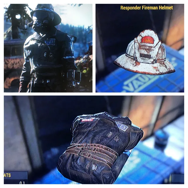 Apparel | Responder Fireman Set - Fallout 76 Game Item - Gameflip