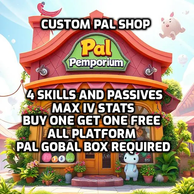 palworld custom legit pals buy one get one free bundle any platform ...