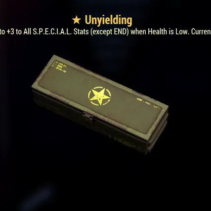 Unyielding Mod Box - Fallout 76 Game Item - Gameflip