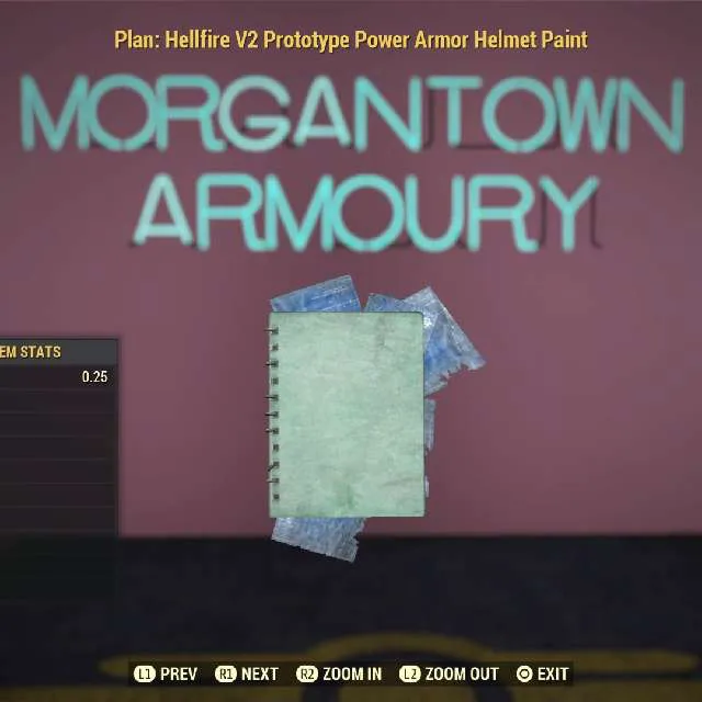 Plan | Hellfire V2 Paint (Helmet) - Fallout 76 Game Items - Gameflip