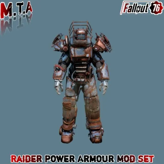 Plan | Raider Power Armour&Mods - Fallout 76 Game Items - Gameflip