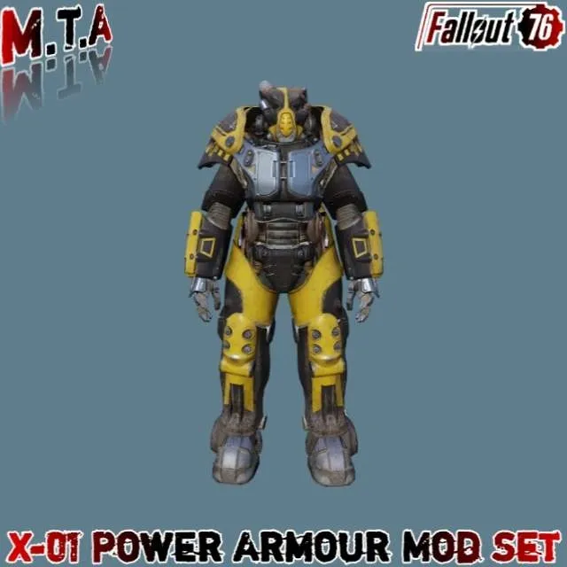 Plan | Full Set Of X-01 Mods - Fallout 76 Game Item - Gameflip