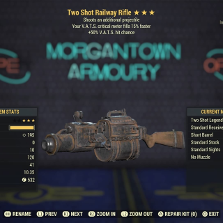 Weapon | Two shot 50V/C15 Railway - Game Items - Gameflip