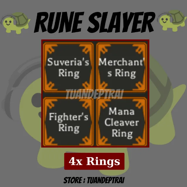 1x Suveria's | Merchant's | Fighter's | Mana Cleaver Ring | Rune Slayer ...