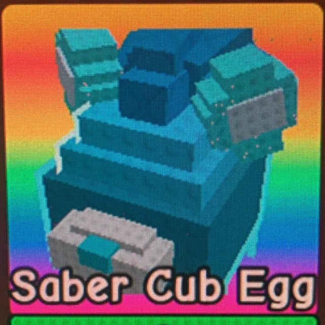 3X SABER CUB EGGS - Roblox Game Item - Gameflip