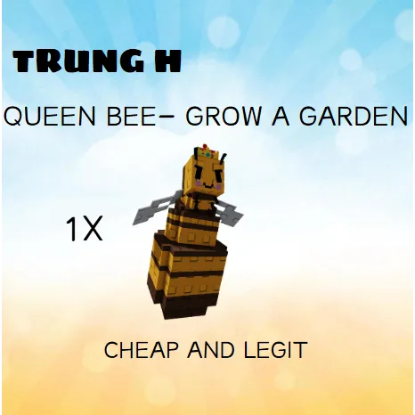 QUEEN BEE PET - GROW A GARDEN - Game Item - Gameflip