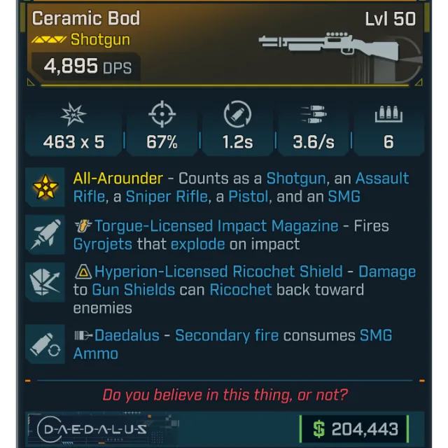 Borderlands 4 Ceramic Bod 1 - Borderlands 4 Game Item - Gameflip