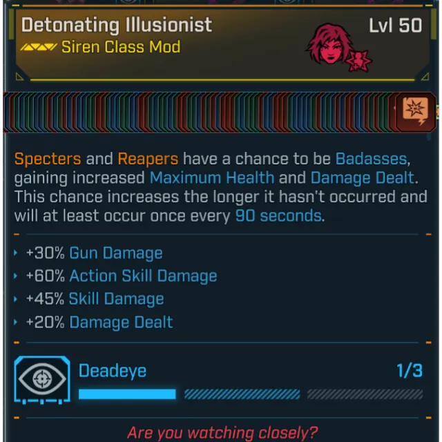 Borderlands 4 Modded VEX Class Mod All Skills Detonating lllusionist PC ...