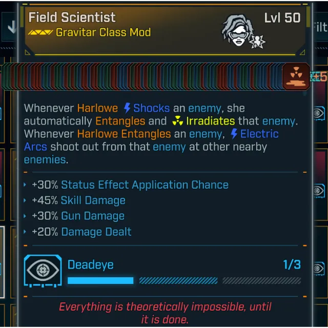 Borderlands 4 Modded Harlowe Class Mod All Skills Field Scientist PC ...
