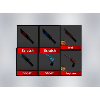 Web+scratch+ghost sets MM2 - Game Items - Gameflip