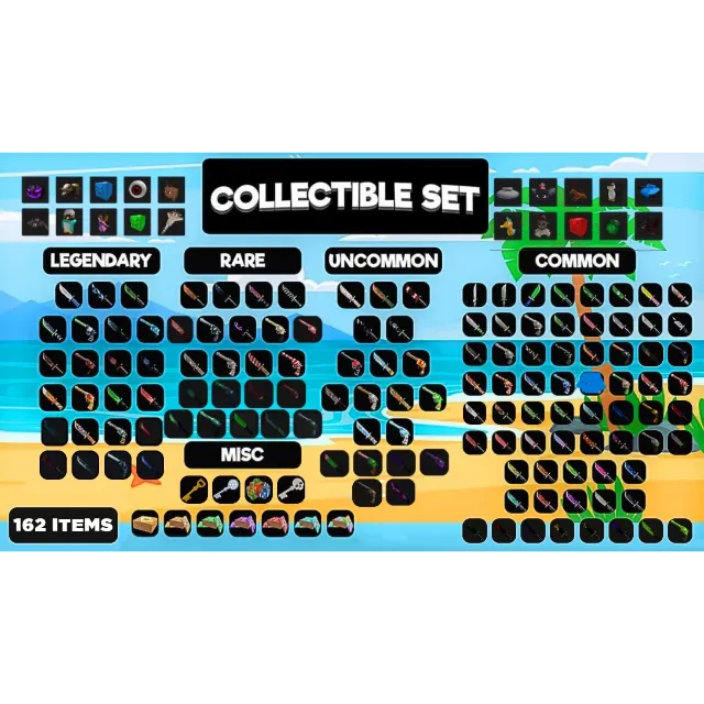 collectible set 161 items MM2 - Murder Mystery 2 Game Item - Gameflip